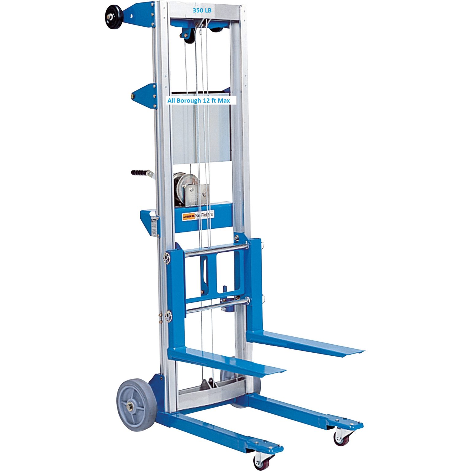 Material Lift (High Jack) – 12ft. Lift, 350-Lb. Capacity – HVAC